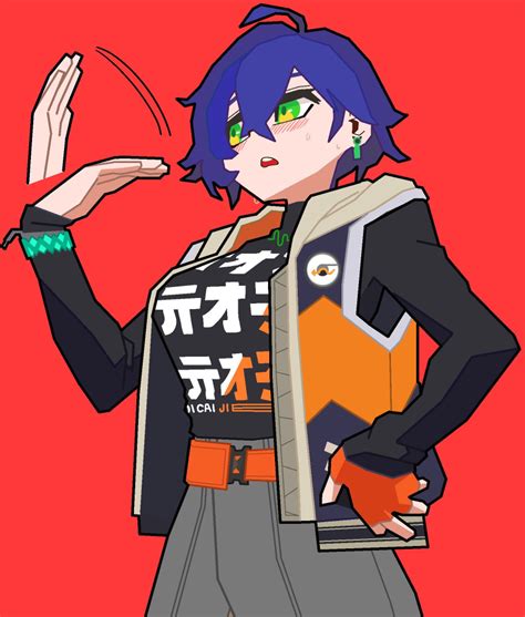 Safebooru 1girl Belle Zenless Zone Zero Belt Black Shirt Blue Hair