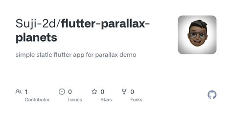 GitHub Suji D Flutter Parallax Planets Simple Static Flutter App For Parallax Demo