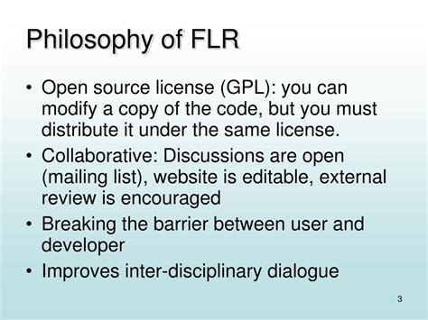 Ppt Flr An Open Source Framework For The Evaluation And Development