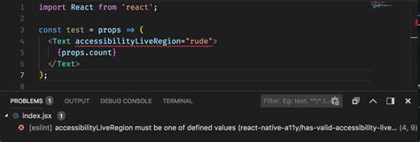 verify that accessibilityliveregion values are valid · issue 18