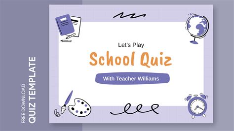 School Quiz Free Google Docs Template - gdoc.io - Quizzes