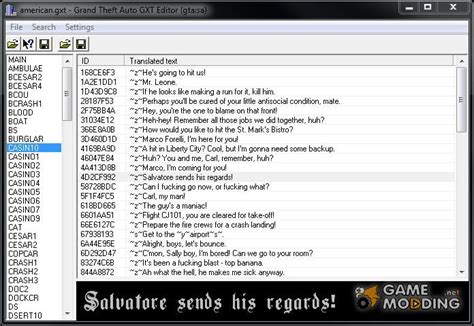 Grand Theft Auto Gxt Editor For Gta San Andreas