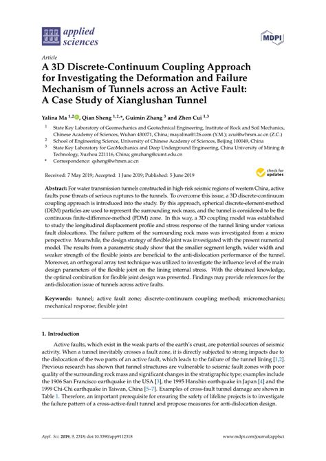 pdf a 3d discrete continuum coupling approach for investigating the