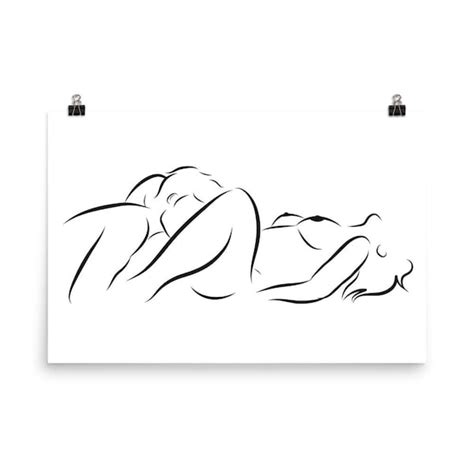 Sex Line Art Etsy