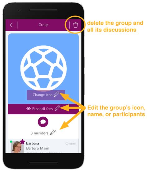 how to create edit or delete a group support minsh
