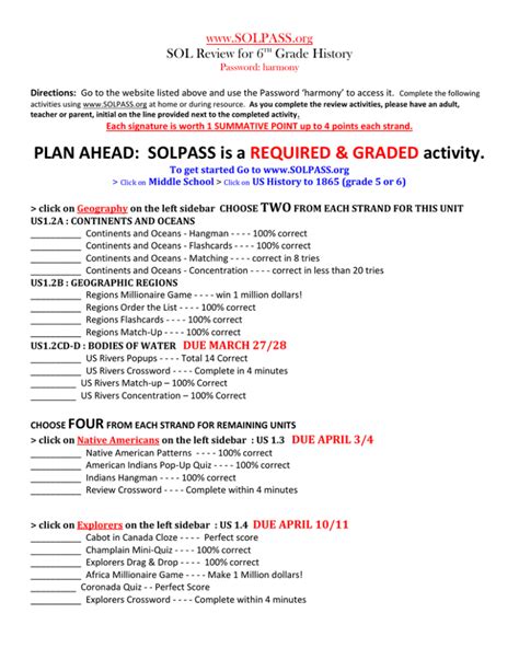Plan Ahead Solpass Is A Required And Graded Activity