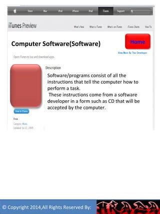 Presentation On Software Its Types A Detail On Application Software And Languages Generation PDF
