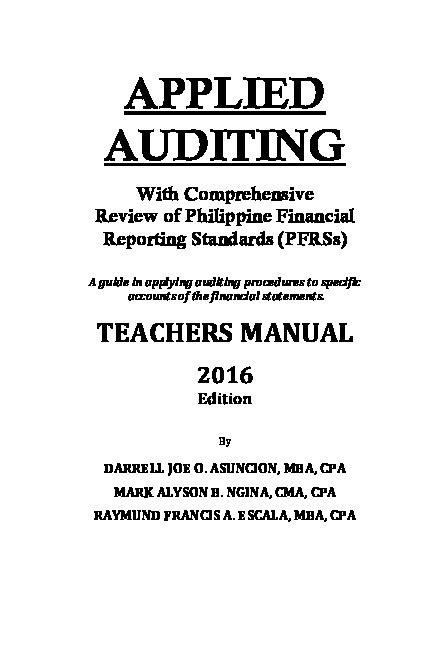 Applied Auditing Asuncion - PDFCOFFEE.COM