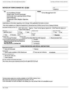 Fillable Online Dss Cahwnet Soc 154a Fax Email Print PdfFiller