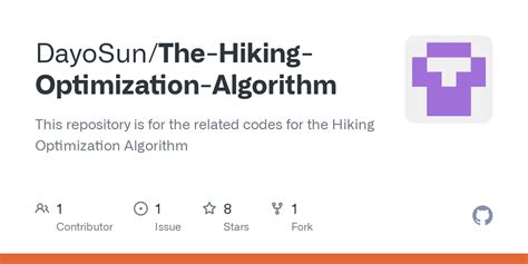 GitHub DayoSun The Hiking Optimization Algorithm This Repository Is For The Related Codes For