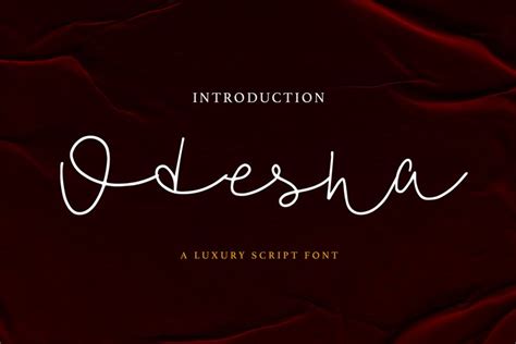 My Odesha Script Font