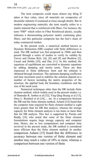 Verification Of Dr Method In The Analysis Of Isotropic Orthotropic And
