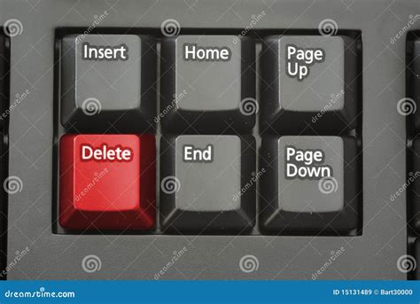 Delete Button In An Enlarged View Royalty Free Stock Photography CartoonDealer Com