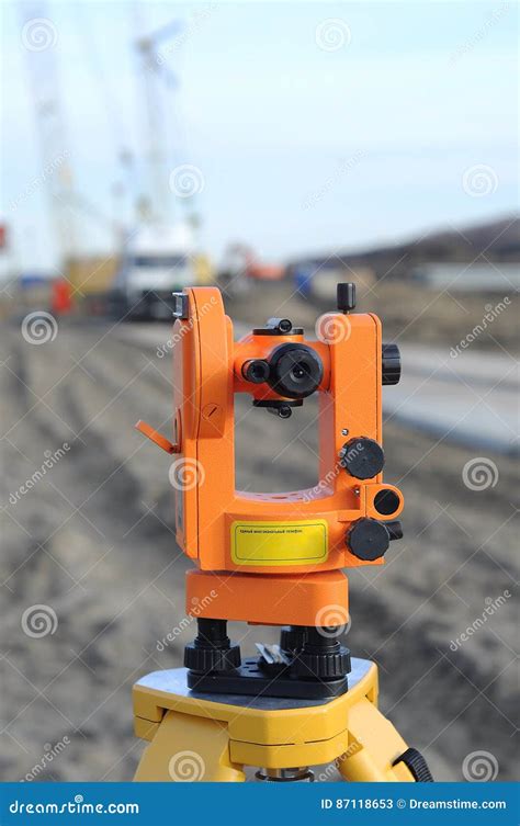 A Device For Accurate Measurements In The Field Stock Image Image Of