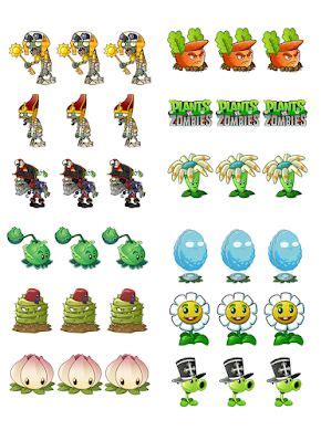 Invitaciones Plantas Vs Zombis Tortas De Zombies Topper Plantas Vs