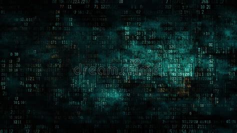 Unlocking The Future Code Numbers Letters Futuristic Stock Illustration