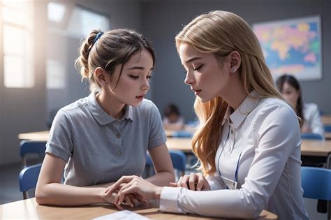 Premium Ai Image Ai Enhanced Emotional Intelligence Nurturing Empathy