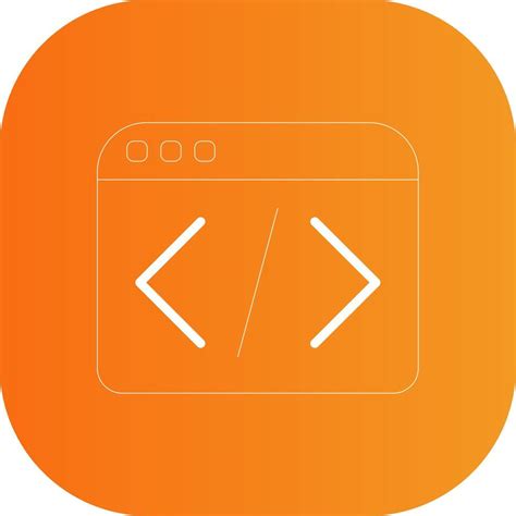 Web Programing Line Gradient Curve Icon 51054396 Vector Art At Vecteezy