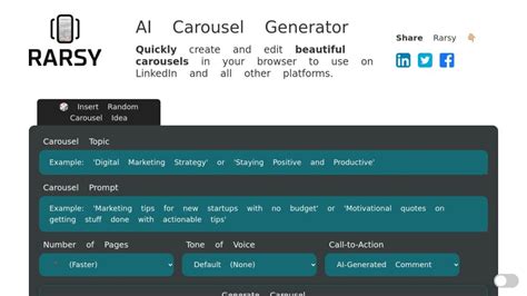 Carousel Generator Dotheai