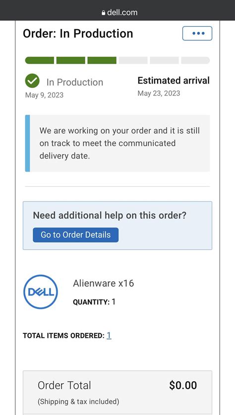 Delivery Signature R Alienware