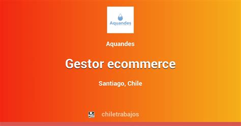 Gestor Ecommerce Santiago Chiletrabajos