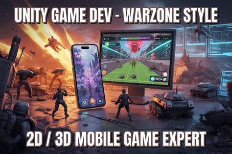 Do Unity Mobile Game Development Unity 2d 3d Game App Unity Developer Gdevelop By Thegaming2