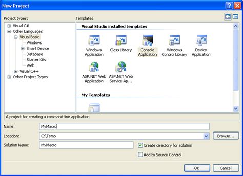 Creating Macros