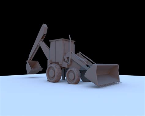 3d Model Of Jcb R Maya