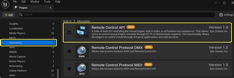 虚幻引擎中的远程控制预设入门 虚幻引擎 5 5 文档 Epic Developer Community