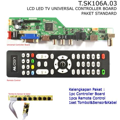 Jual Mesin TV LCD LED Driver Controller Universal PAKET STANDARD Shopee Indonesia