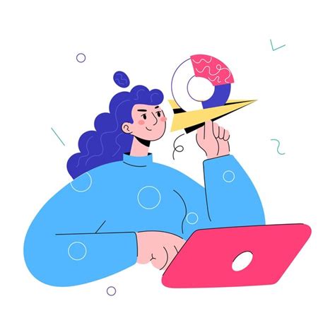 Premium Vector Download Doodle Mini Illustration Of Email Analytics