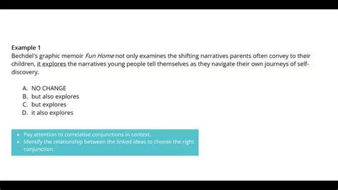 Conjunctions Actand English Test Prep Lesson