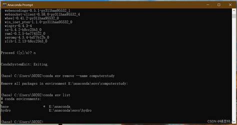 Anaconda的虚拟环境的创建删除和搭建至jupyter或jupyterlab环境删除虚拟环境 Csdn博客