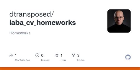 Laba Cv Homeworks Homework 1 Intro Ipynb At Main · Dtransposed Laba Cv Homeworks · Github