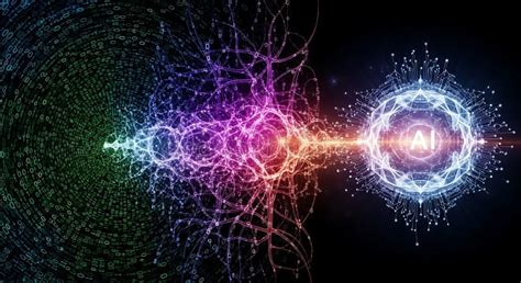 Artificial Intelligence Concept With Digital Binary Code And Neural