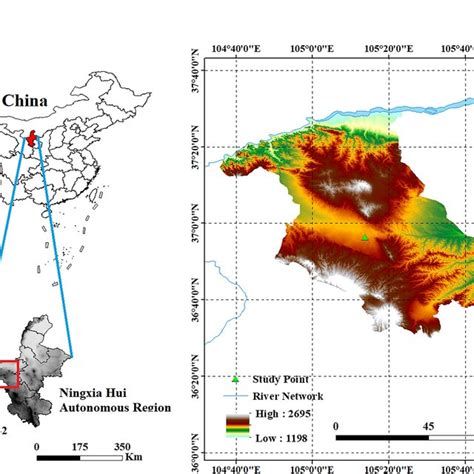 The Topographic Map Of The Study Area Created Using ArcGIS 10 2 Download Scientific Diagram