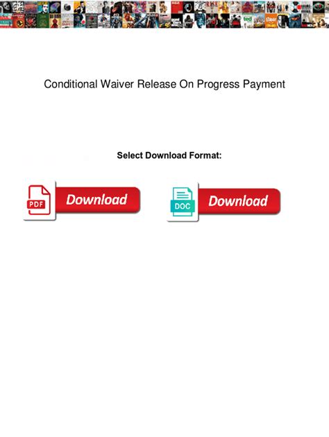 Fillable Online CONDITIONAL WAIVER AND RELEASE ON PROGRESS PAYMENT V AHow A California