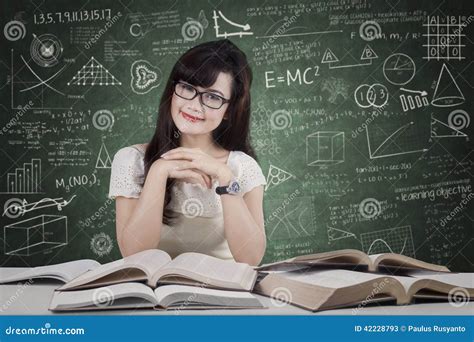 Friendly Student Smiling In The Class Stock Image Image Of Happy