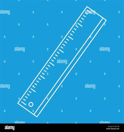 Ruler Icon Outline Style Stock Vector Image And Art Alamy