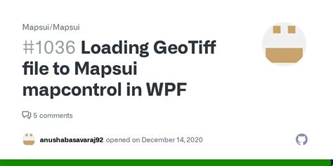 Loading Geotiff File To Mapsui Mapcontrol In Wpf Issue Mapsui Mapsui Github