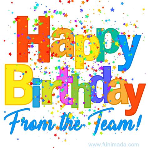 Happy Birthday from the team! HBD video for co-worker. - Download Video on Funimada.com