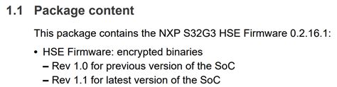 Solved Which Hse Firmware Works For S32g3 To Build Bootloader Project Solved Which Hse Firmware Works For S32g3 To Build Bootloader Project