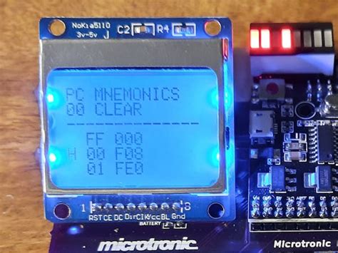 Microtronic The Next Generation Is A 4 Bit Mcu Trainer Running On An Arduino Mega