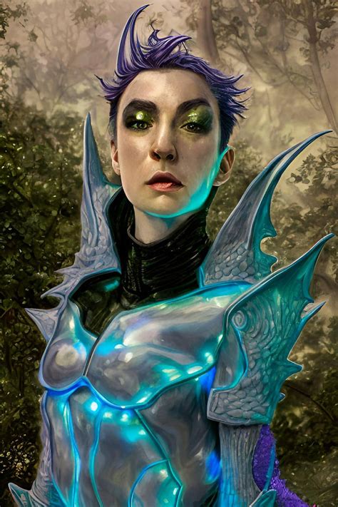 Elf In Spectral Dragon Armor Morph 9 By Fawsums On Deviantart