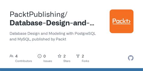 GitHub PacktPublishing Database Design And Modeling With PostgreSQL