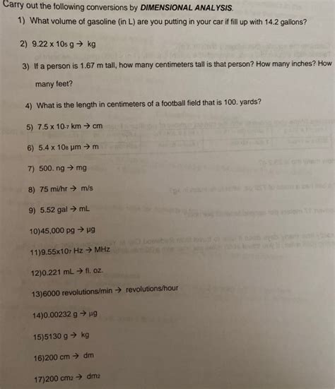 Solved Model 1 Conversion Factors Equalities Can Be Turned