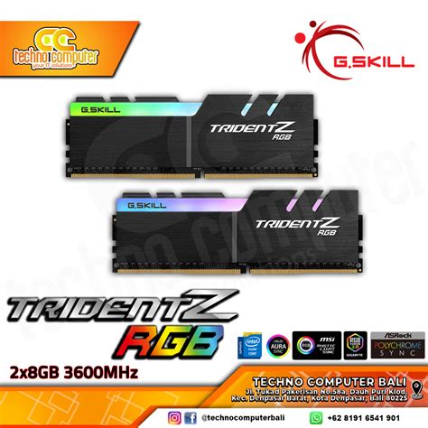 Ddr4 Gskill Tridentz Rgb 16gb 2x8gb Kit 3600mhz