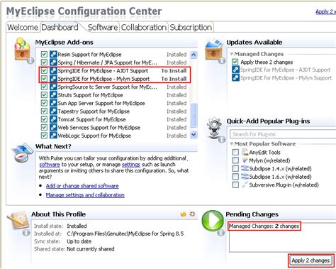 Eclipse And Myeclipse Ide Myeclipse Software And Workspace Center