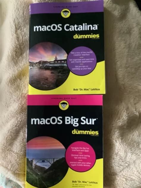 MACOS CATALINA MACOS Big Sur For Dummies EUR 12 80 PicClick IT