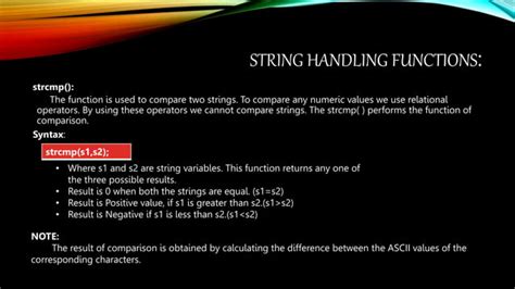 Character Arrays And Strings In C Language PPT